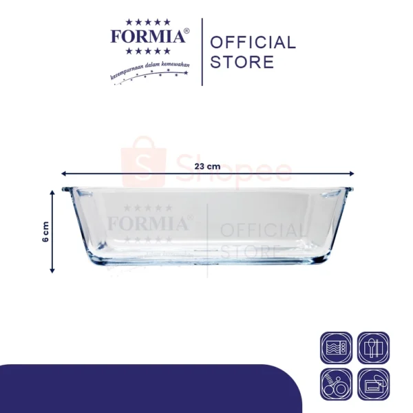 Formia Loyang Kaca Bake & Serve Persegi Panjang Loaf Dish 800 Ml – Formia